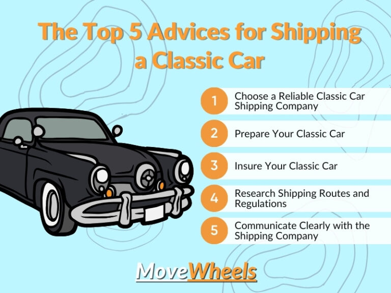 Top 5 Advices for Shipping Classic Car - MoveWheels's Expert Guide